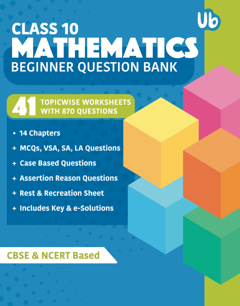 CBSE Class 10 Question Bank Mathematics Beginner Level | Topicwise ...